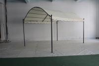 China Steel Waterproof Outdoor BBQ Camping Patio Solar Gazebo 3x4x2.75m Custom Color for sale