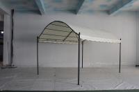 China Steel Waterproof Outdoor BBQ Camping Patio Solar Gazebo 3x4x2.75m Custom Color for sale