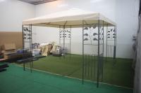 China Park Leisure Double Top Gazebo 3x3m Steel Frame PA Coated Polyester Fabric Waterproof for sale