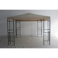 China Custom Steel Gazebo with Netting Screen Waterproof 3x3m Outdoor Fabric for sale