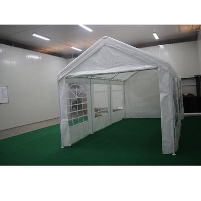China Outdoor Carport 3x6m Garden Shed with Door and Windows Steel Frame 300x600cm for sale