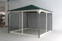 China 3.5x3.5x2.75M Waterproof Canvas Canopy Replacement Cover for Outdoor Party Gazebo for sale