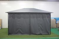 China Polyester Canopy Fashion Gazebo 3x4m Steel Frame Easy Assembly Outdoor Party Sunshade for sale