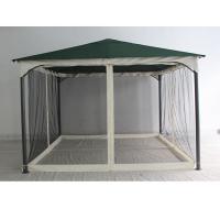 China 3.5x3.5x2.75M Outdoor Iron Gazebo Steel Tube Durable Polyester Coating Waterproof for sale