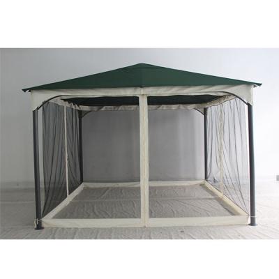 China Steel Frame Folded Camping Tent 3.5x3.5x2.75M for Garden Patio Outdoor for sale