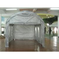 China Customizable Outdoor Car Shelter 3x6m Easy Assembly Carport Steel Frame PE Cover for sale