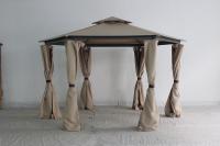 China Outdoor Garden Foldable Gazebo Pergola 2x2x2.8M Steel Frame PVC Coated Easy Assembly for sale