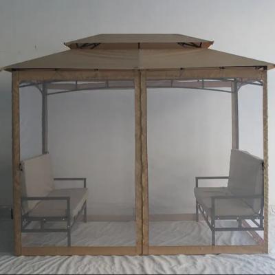 China PA Coated Aluminum Outdoor Pergola Gazebo Waterproof Patio Party Tent 2x2.9x2.45M for sale