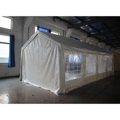 China Metal Frame Outdoor Carport Garage 1100x2500cm Waterproof UV Resistant Car Shelter for sale