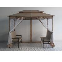 China Large Outdoor Gazebo Waterproof Anti UV Coating Durable Steel Frame 2x2.9x2.45M for sale