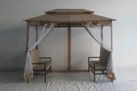 China Large Outdoor Gazebo Waterproof Anti UV Coating Durable Steel Frame 2x2.9x2.45M for sale