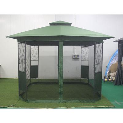 China Waterproof Steel Gazebo 3x3m with Mosquito Netting Portable Outdoor Party Tent for sale
