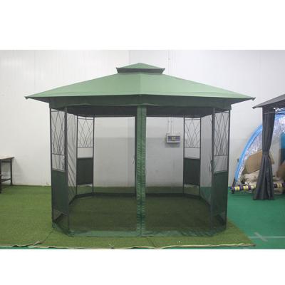 China Steel Outdoor BBQ Garden Tent Replacement Canopy Cover Waterproof 3x3m Gazebo for sale