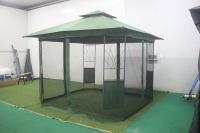 China Steel Outdoor BBQ Garden Tent Replacement Canopy Cover Waterproof 3x3m Gazebo for sale