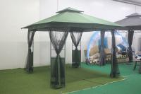 China Steel Outdoor BBQ Garden Tent Replacement Canopy Cover Waterproof 3x3m Gazebo for sale