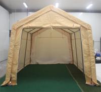 China Large Car Parking Canopy Garage Tent with Galvanized Steel Frame 10x20 ft PE Roof for sale
