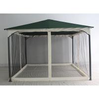China Outdoor Folding Steel Gazebo 3.5x3.5x2.75M PA Coated Frame Custom Color for Courtyard Party for sale