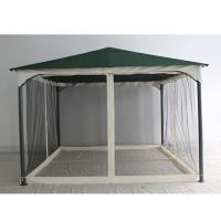 China Collapsible Frame Outdoor Gazebo Replacement Cover 3.5x3.5x2.75M with Mosquito Netting for sale