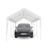 China Powder Coated Steel Carport Canopy 3x6m Sun Shading Vehicle Protection for sale