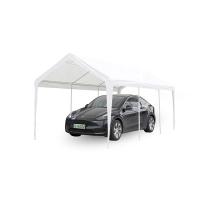 China Powder Coated Steel Carport Canopy 3x6m Sun Shading Vehicle Protection for sale