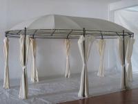 China Steel Gazebo 3.5x5.3m Outdoor Waterproof Canopy for Park Leisure Party Custom Color for sale