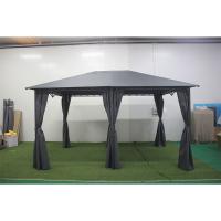 China Custom Steel Gazebo Pergola 3x4x2.6M for Park Leisure Garden Patio Canopy for sale