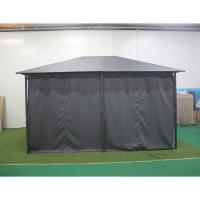 China Outdoor Courtyard Garden Gazebo Tent 3x4x2.6M Steel Frame Collapsible Umbrella for sale