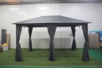 China Aluminum Frame Waterproof Polyester PA Coated Top Gazebo 3x4x2.6M for Garden Party for sale