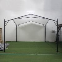 China Easy Assembly Metal Garden Pergola 3.5x3.5x2.7m Outdoor Gazebo Eco-Friendly Leisure for sale