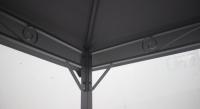 China Easy Assembly Round Outdoor Patio Gazebo 3x3x2.75M Steel Frame Party Canopy for sale