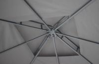 China Easy Assembly Round Outdoor Patio Gazebo 3x3x2.75M Steel Frame Party Canopy for sale