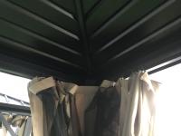 China Aluminum Double Topped Metal Outdoor Gazebo 3x3.65x2.73m for Garden with Mosquito Netting for sale