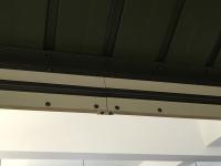 China Outdoor Gazebo 3.65x3.65x3.03m Double Topped Galvanized Steel Garden Pergola for sale