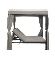 China Polyester Fabric Gazebo Convertible Bed 2.08x2.2x1.8m for Porch Backyard Sunbathing for sale