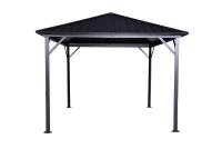 China Aluminum Frame Iron Plate Gazebo 3x3x2.75m for Outdoor Pergola Bridge for sale