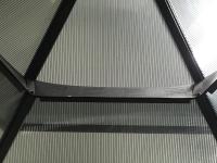 China Aluminum Frame 2x2x2x2.8M Hexagonal Hardtop Gazebo Weather Resistant Sun Shelter for sale