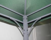 China Outdoor Gazebo Canopy Shelter 3x3x2.6m with Metal Frame and Sidewalls Easy Assembly for sale