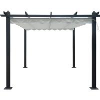 China Customized 2.96x2.96x2.25m Outdoor Gazebo Aluminum Frame Removable Cover for sale