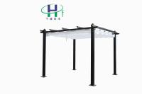 China Customized 2.96x2.96x2.25m Outdoor Gazebo Aluminum Frame Removable Cover for sale
