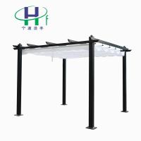 China Customized 2.96x2.96x2.25m Outdoor Gazebo Aluminum Frame Removable Cover for sale