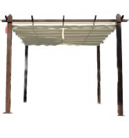 China Customized 2.96x2.96x2.25m Outdoor Gazebo Aluminum Frame Removable Cover for sale