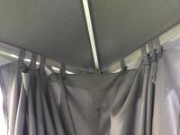 China Aluminum Gazebo Tent 3x3x2.57m with Polyester Sidewalls Waterproof Outdoor Shelter for sale