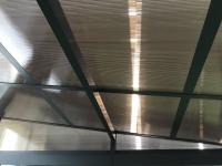 China Aluminum Garden Gazebo 3x4m Inclined Plane Roof 6mm Polycarbonate with Sidewalls and Mosquito Netting for sale