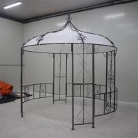 China Steel Metal Customized Garden Gazebo Dia3x2.9m for Outdoor Relaxation Entertaining for sale