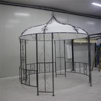 China Steel Metal Customized Garden Gazebo Dia3x2.9m for Outdoor Relaxation Entertaining for sale