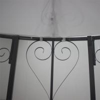 China Steel Metal Customized Garden Gazebo Dia3x2.9m for Outdoor Relaxation Entertaining for sale