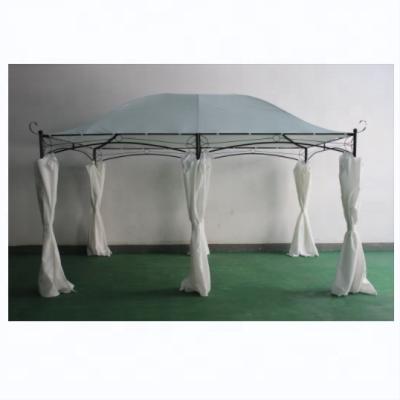 China Metal and Hemlock Spruce Garden Canopy Pergola Tent Screen 3x4x2.7m Rust-Resistant Frame for sale