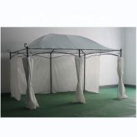 China Metal and Hemlock Spruce Garden Canopy Pergola Tent Screen 3x4x2.7m Rust-Resistant Frame for sale