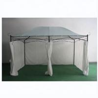 China Metal and Hemlock Spruce Garden Canopy Pergola Tent Screen 3x4x2.7m Rust-Resistant Frame for sale