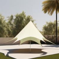 China Powder Coated Custom Outdoor Star Tent Beach Shade Canopy 3x3m Pavilion for sale